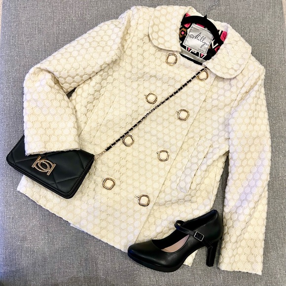 Milly | Jackets & Coats | Milly Of New York 3d Textured Blazer | Poshmark